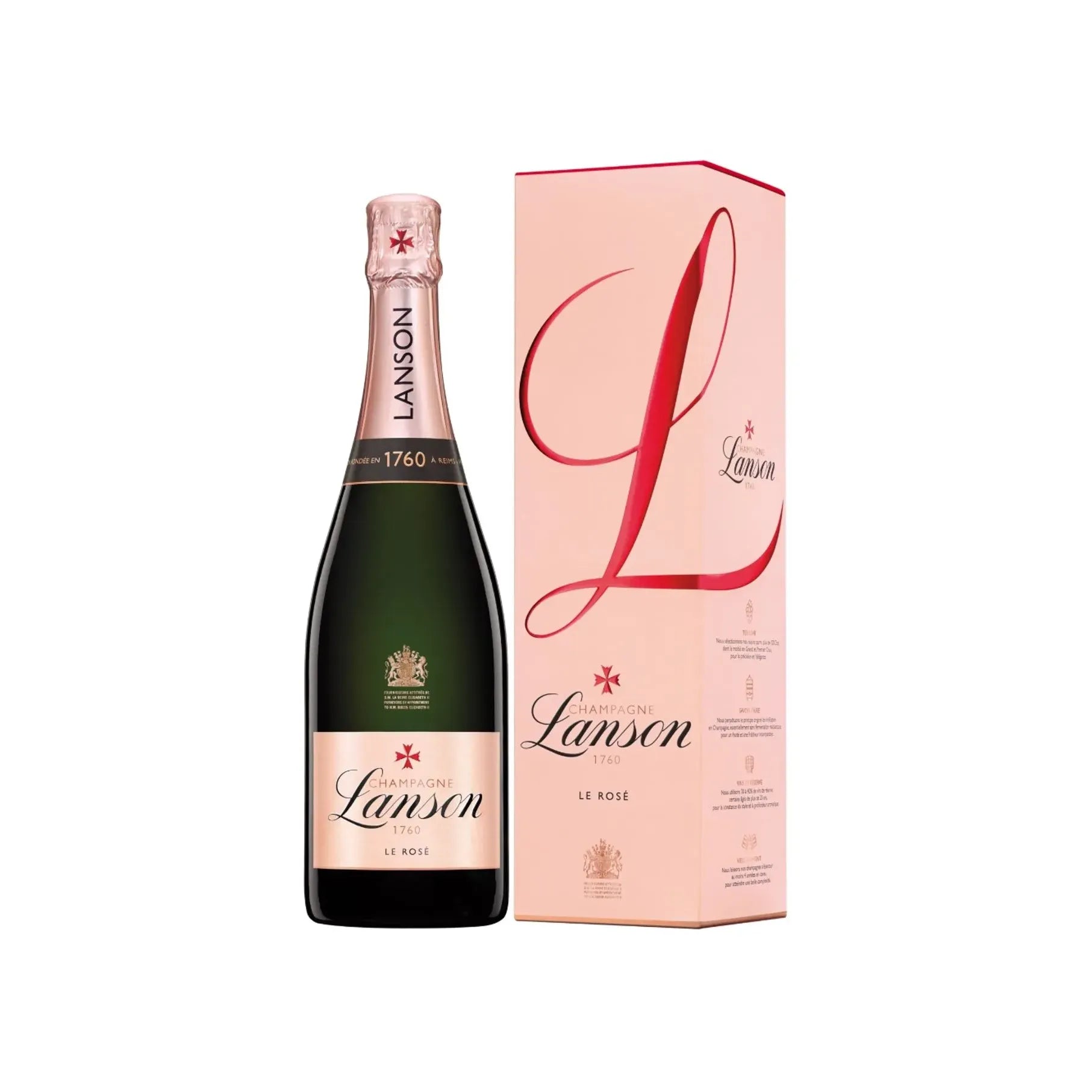 Champ. Lanson 1760 Rose - 750 Ml