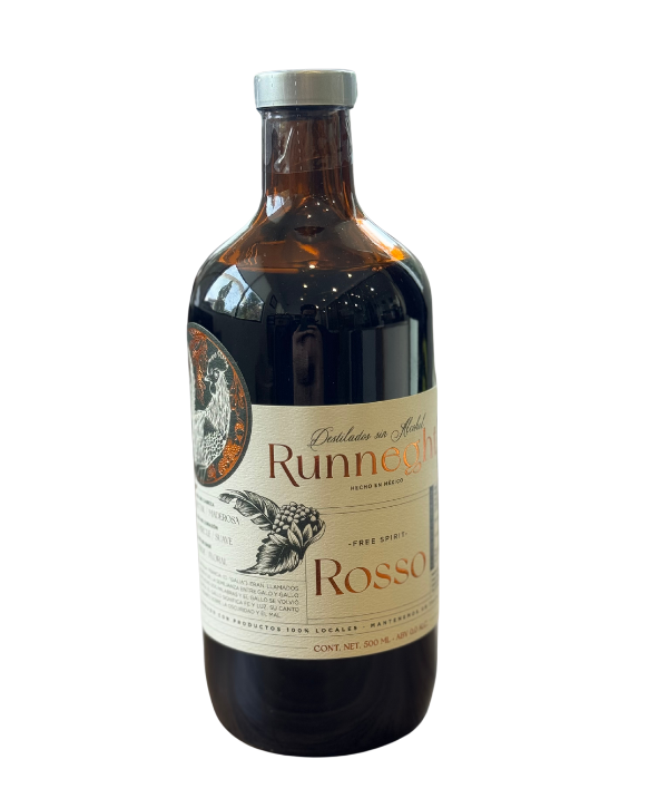 Destilado Sin Alcohol Runneght Rosso - 500 Ml